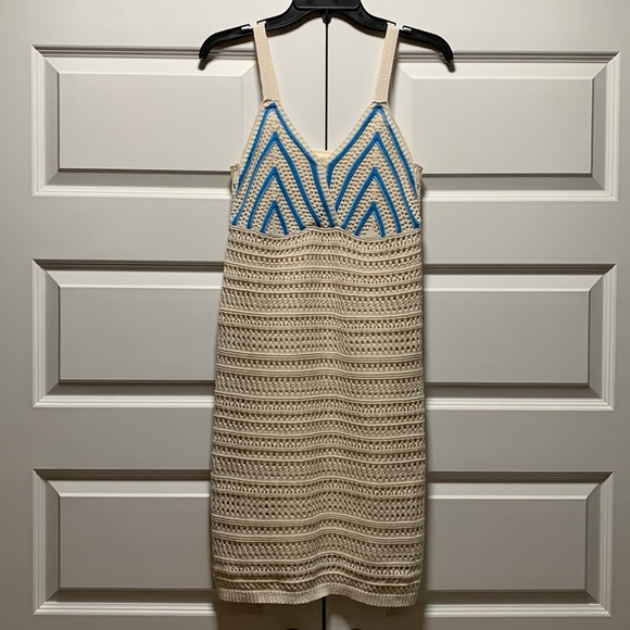 Dresses | Fashionable Crochet Mini Dress With Straps | Poshmark